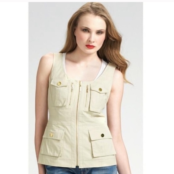 Tory Burch | Jackets & Coats | Tory Burch Jason Utility Vest Size 4 ...